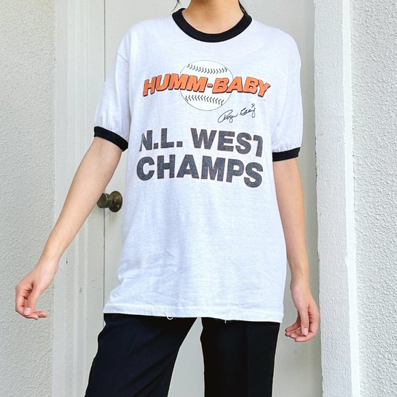 Hanes | Shirts | Mens 8s Ringer Single Stitch Baseball Tee | Poshmark